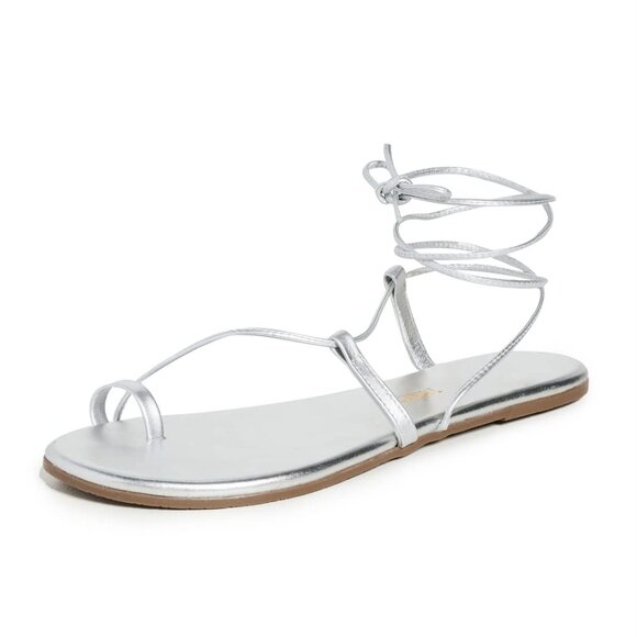 TKEES | Shoes | Tkees Womens Jo Lace Up Sandals Fairylust Metallic ...